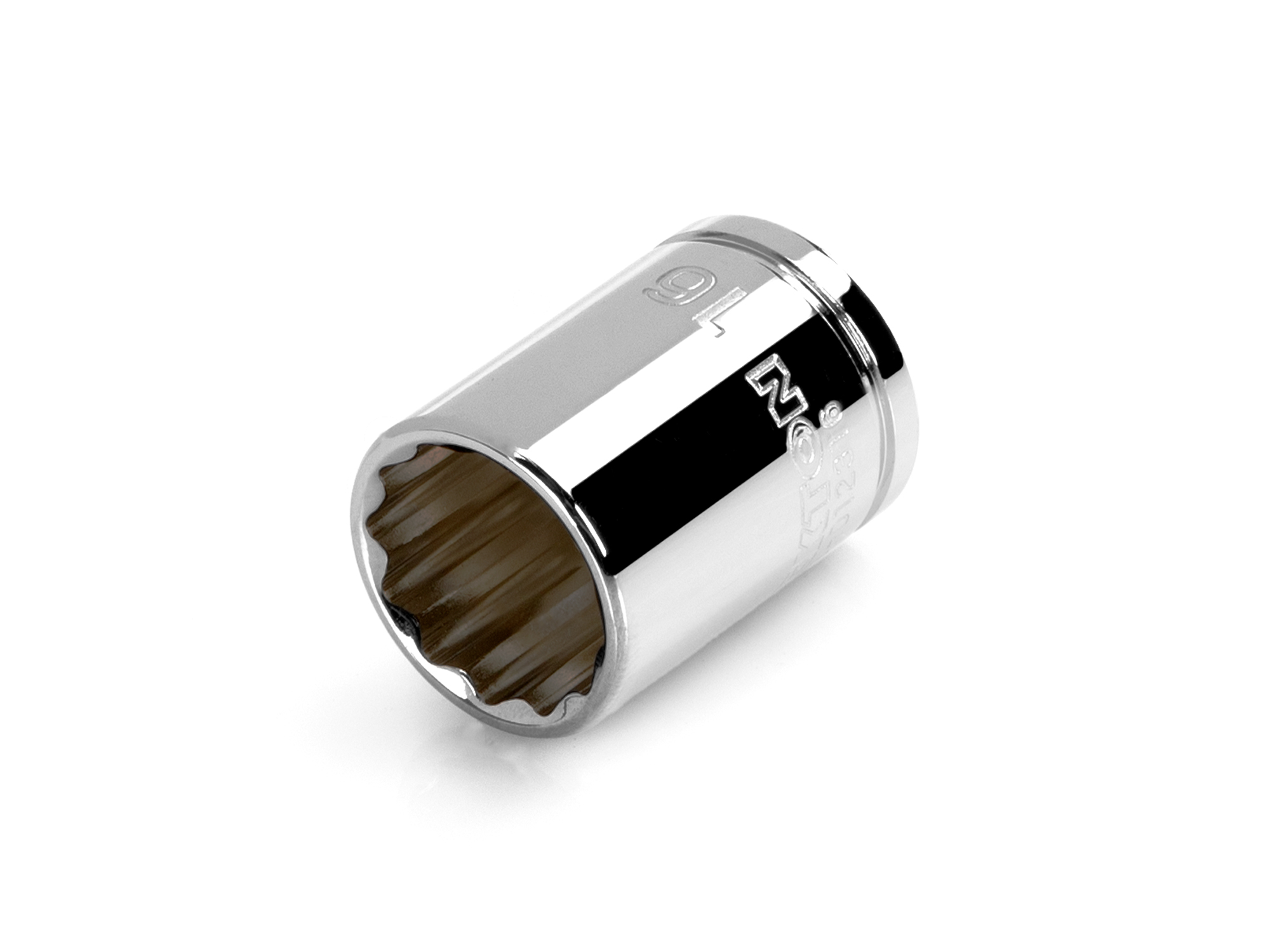 3/8 Inch Drive x 16 mm Shallow 12-Point Socket | TEKTON