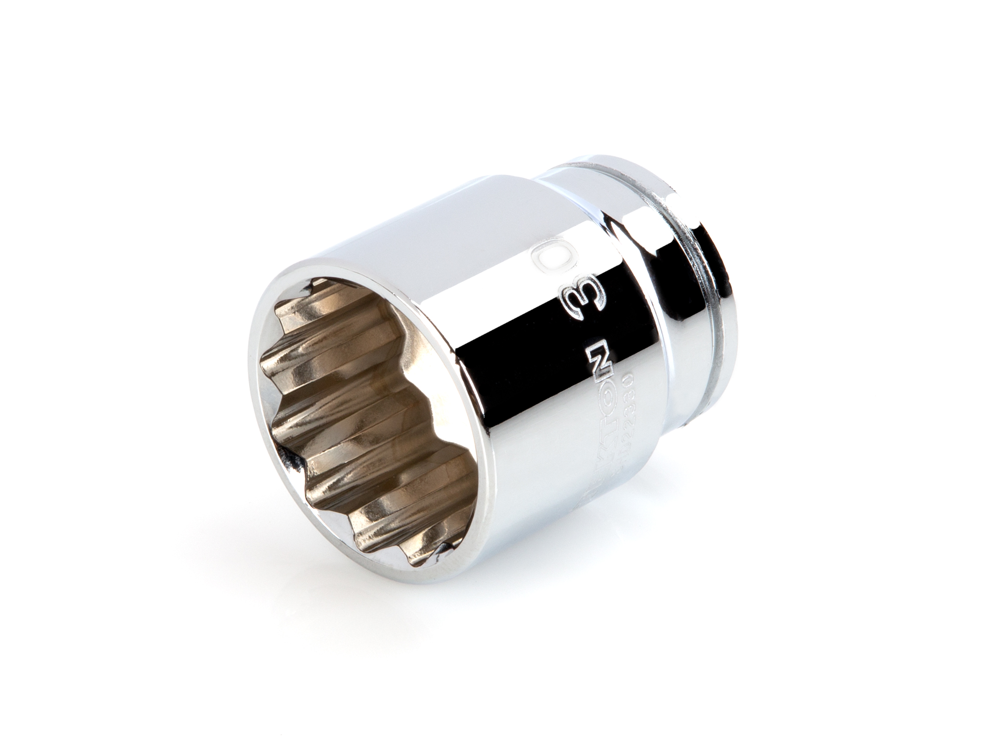 1/2 Inch Drive x 30 mm Shallow 12-Point Socket | TEKTON
