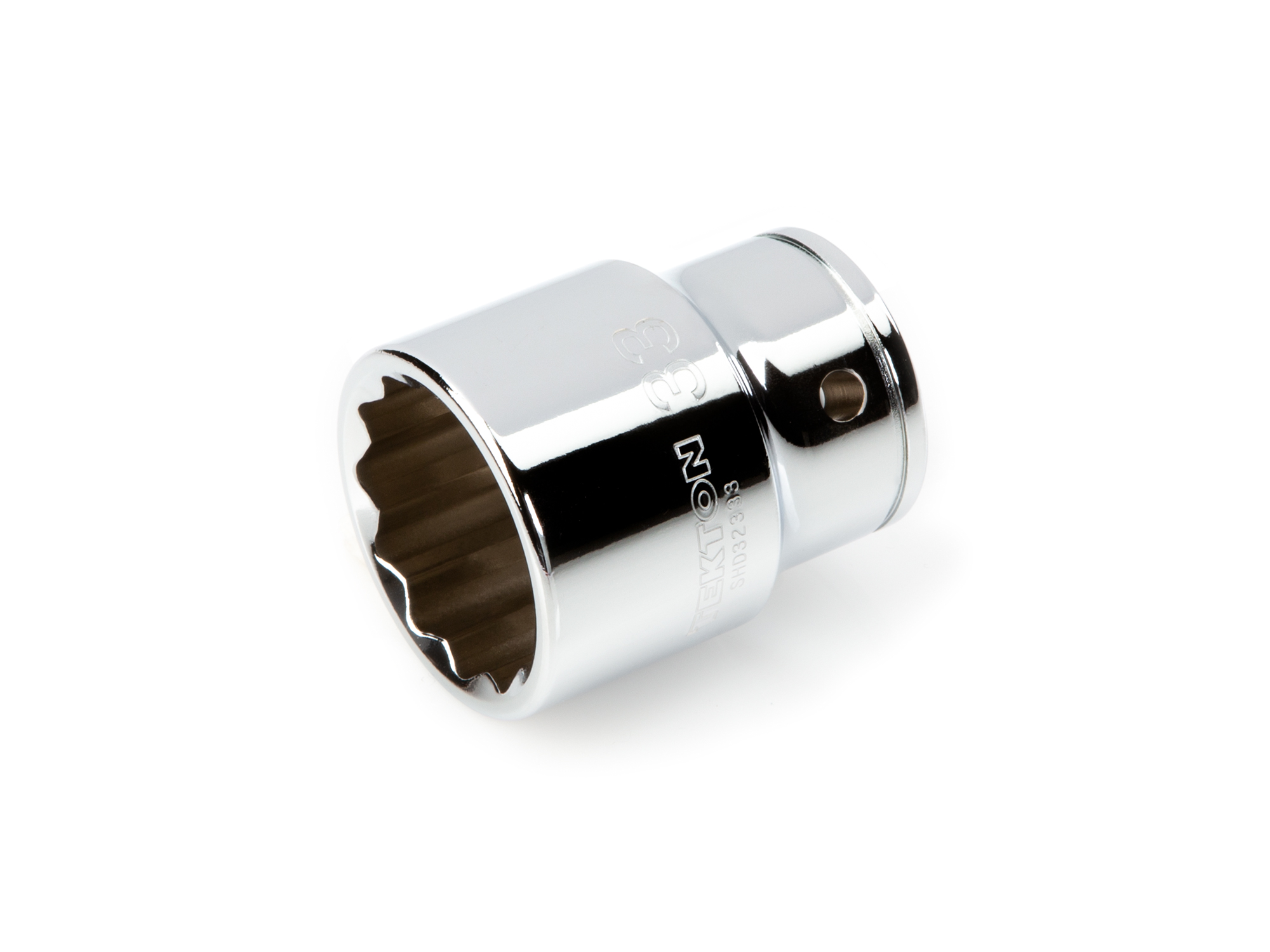 3/4 Inch Drive x 33 mm Shallow 12-Point Socket | TEKTON