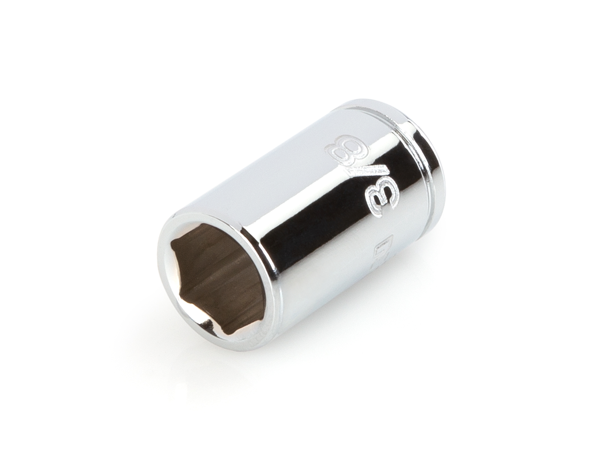 1/4 Inch Drive x 3/8 Inch Shallow 6-Point Socket | TEKTON