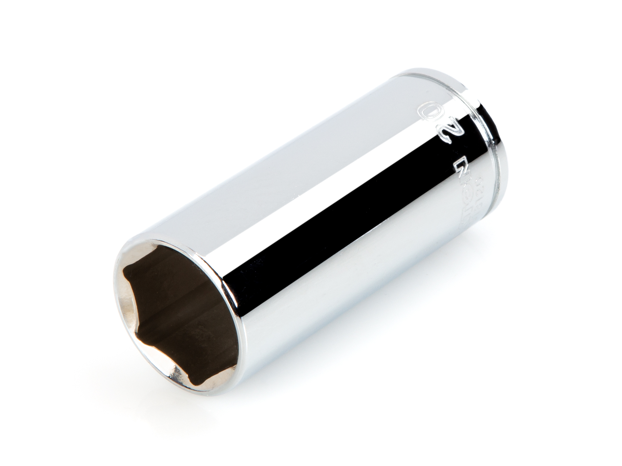 3/8 Inch Drive x 20 mm Deep 6-Point Socket | TEKTON | SHD13120