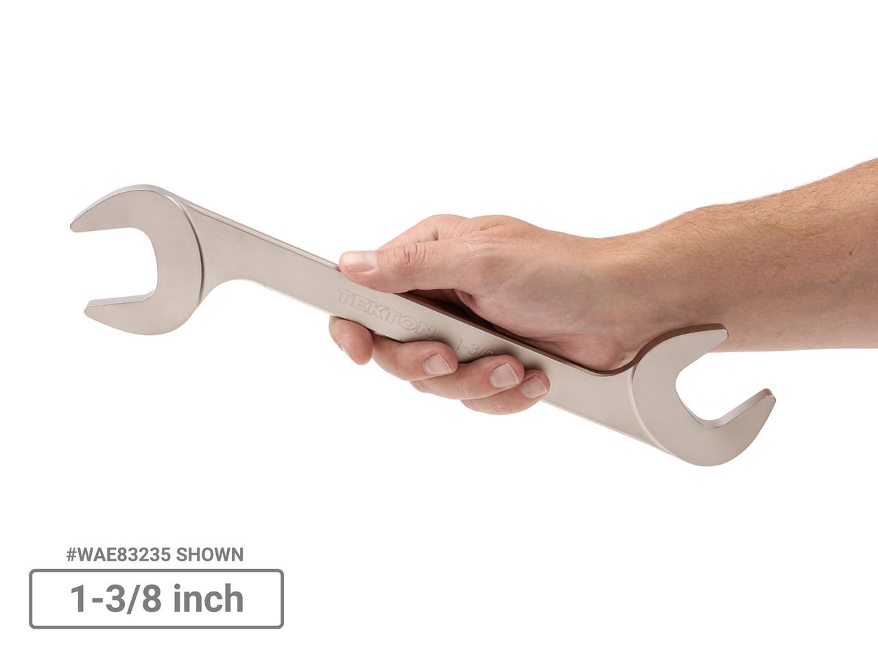 4-Piece Angle Head Open End Wrench Set | TEKTON | Made in USA