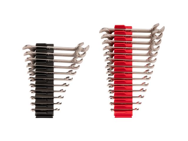 25-Piece Angle Head Open End Wrench Set with Organizer | TEKTON