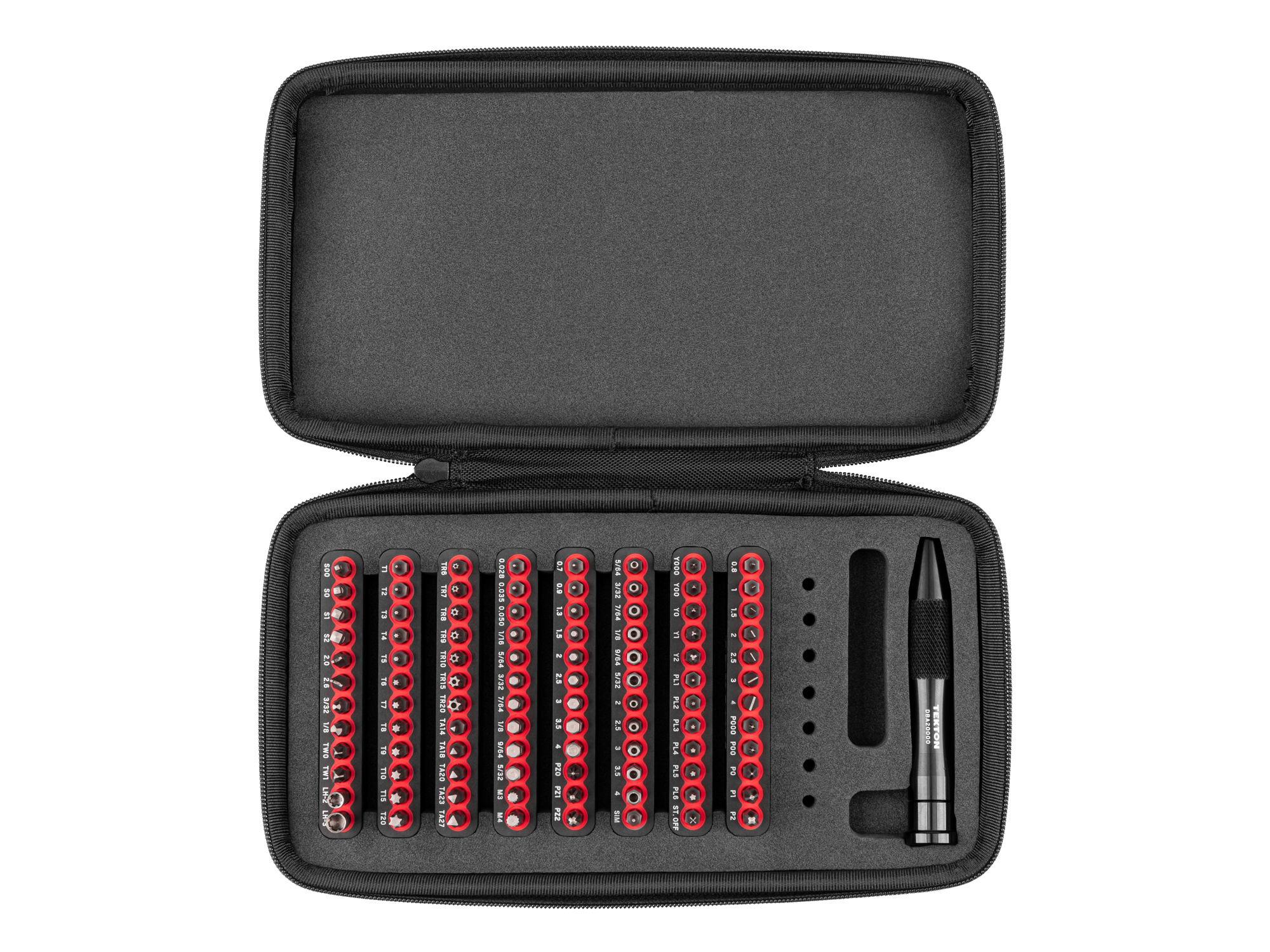 4 mm Bit Driver and Bit Set with Case (97-Piece) | TEKTON