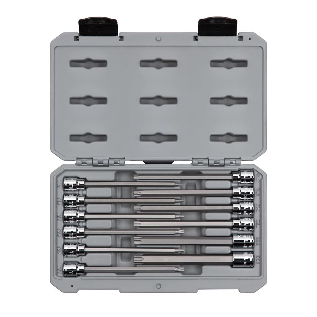 3/8 Inch Drive Long Torx Bit Socket Set (12-Piece) | TEKTON | SHB91305
