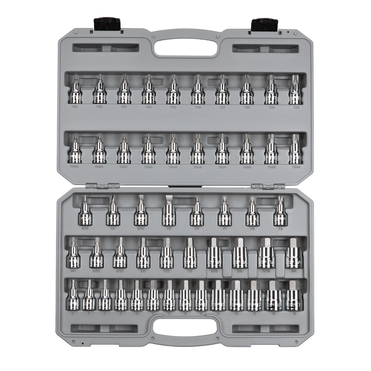 1/2 Inch Drive Bit Socket Set (52-Piece) | TEKTON