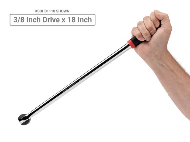 3/8, 1/2 Inch Drive Breaker Bar Set (Comfort Grip) | TEKTON