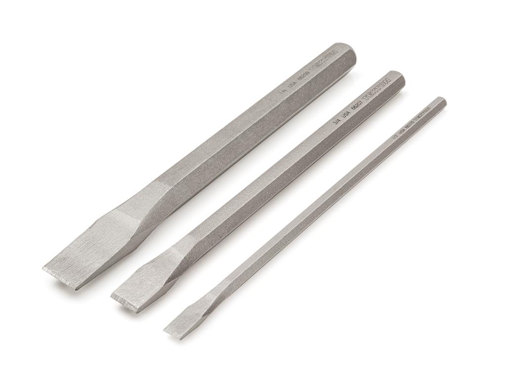 Long Cold Chisel Set (3-Piece) | TEKTON | 66506