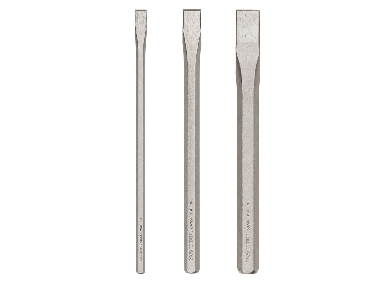 Long Cold Chisel Set (3-Piece) | TEKTON | 66506