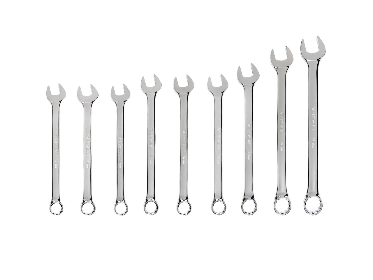Combination Wrench Set (33–50 mm, Common Sizes) | TEKTON