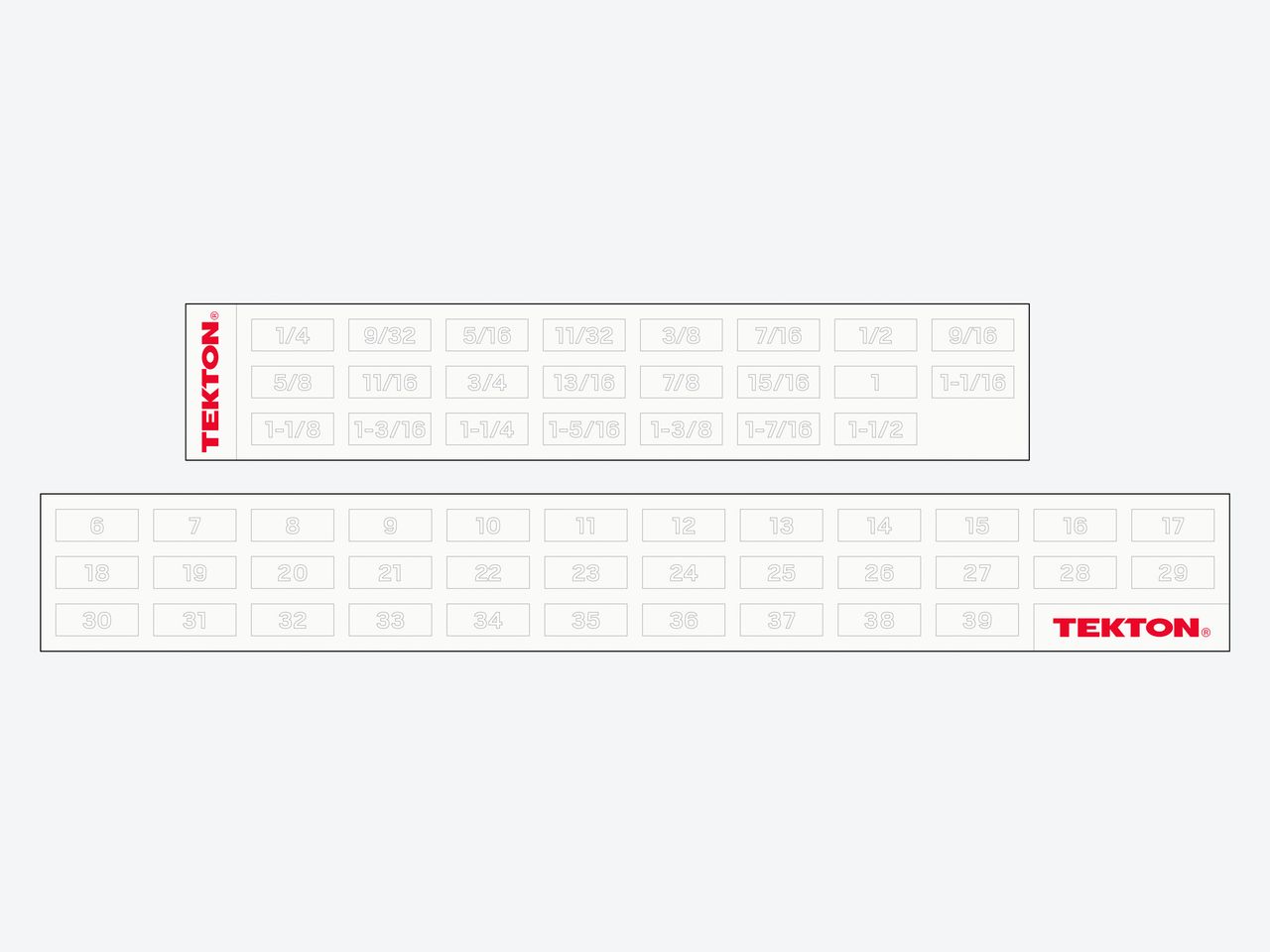 34-Piece Reversible Ratcheting Wrench Set with Organizer | TEKTON