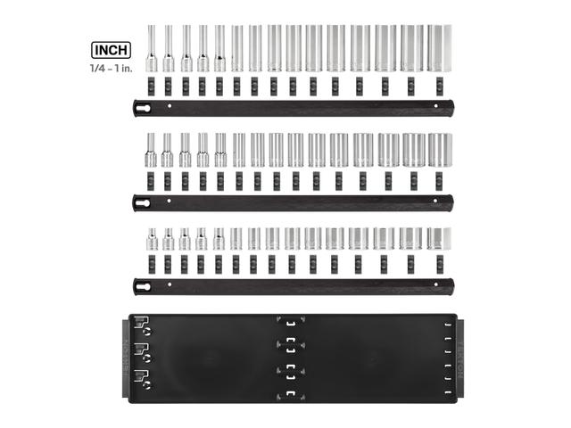 3/8 Inch Drive 6-Point Socket Set (45-Piece) | TEKTON