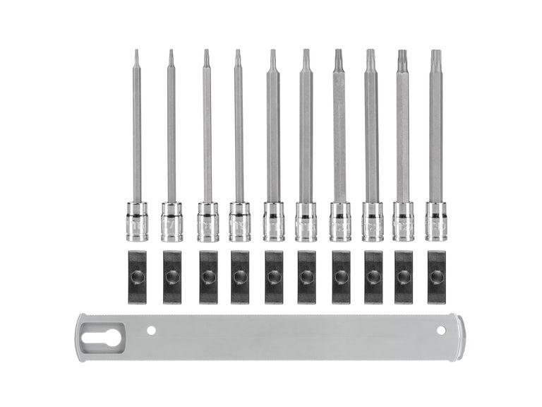 1/4 Inch Drive Long Hex Bit Socket Set (T6–T30) | TEKTON