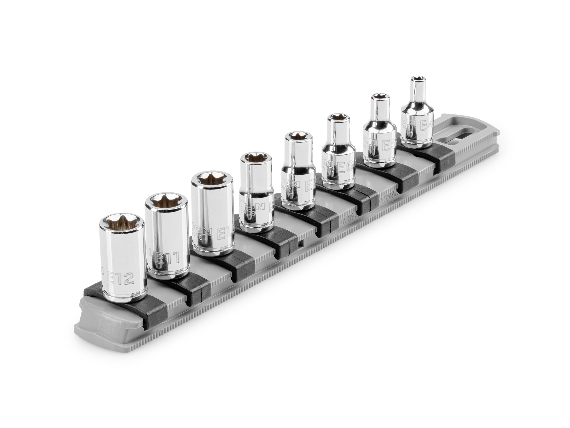 1/4 Inch Drive External Star Socket Set (E4–E12) | TEKTON