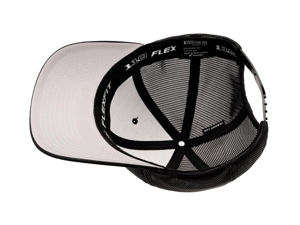 Tekton Mid Profile Mesh-Back Hat with Flexfit®, Black | TEKTON