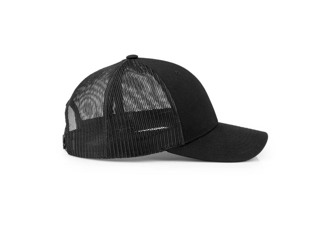 Tekton Low Profile Mesh-Back Hat, Black (White Logo) | TEKTON