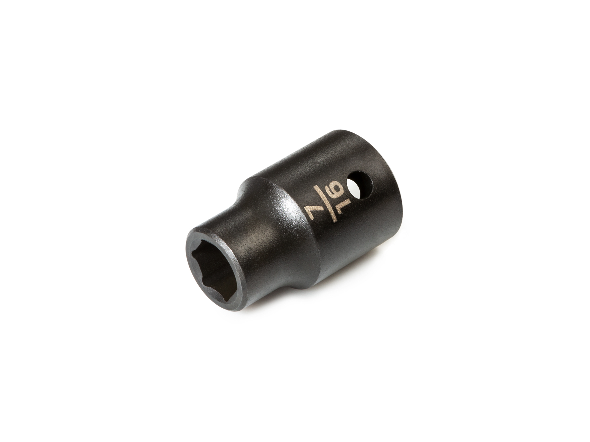 1/2 Inch Drive x 7/16 Inch Shallow 6-Point Impact Socket | TEKTON