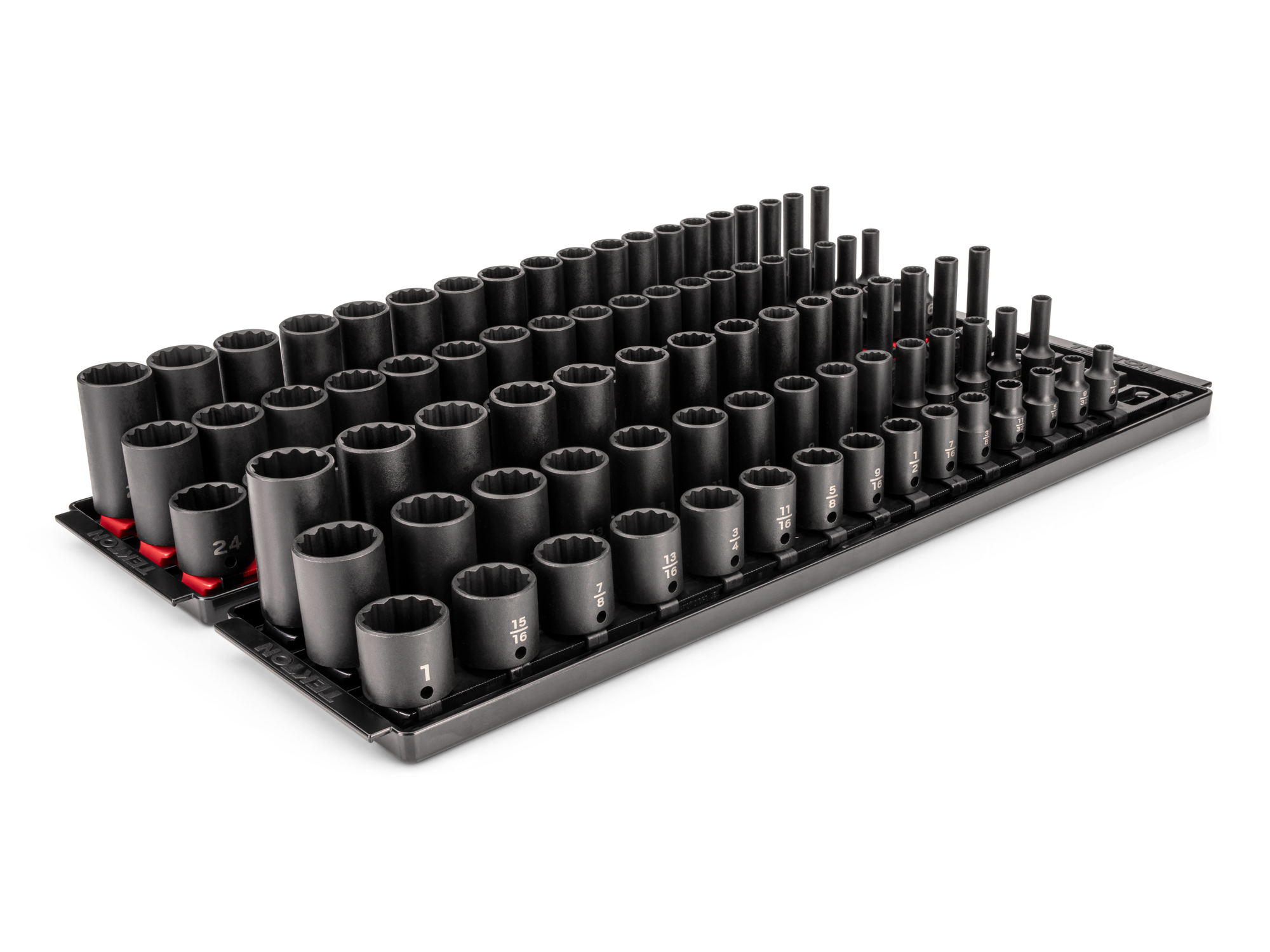3/8 Inch Drive 12-Point Impact Socket Set (102-Piece) | TEKTON