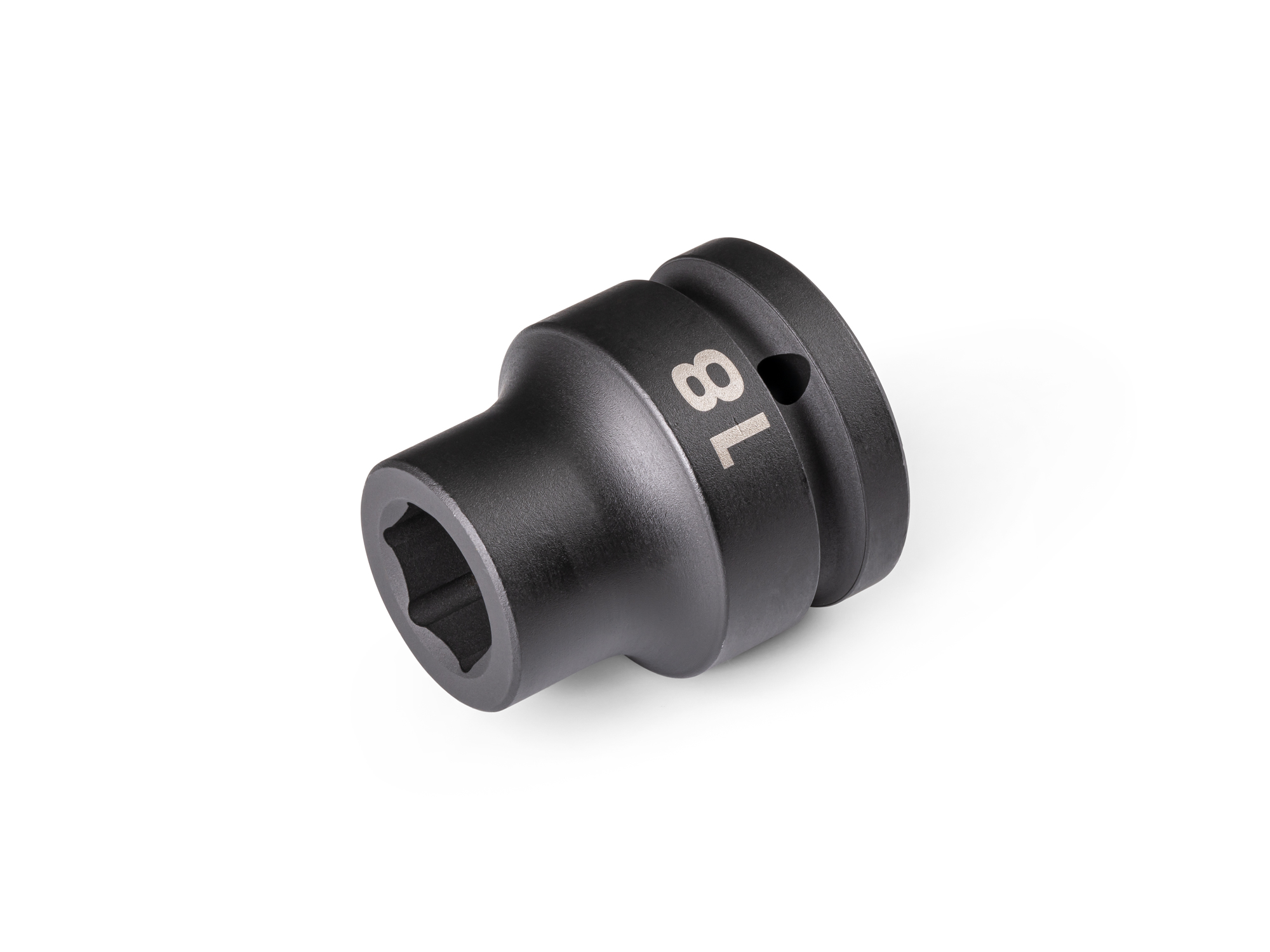 3/4 Inch Drive x 18 mm Shallow 6-Point Impact Socket | TEKTON