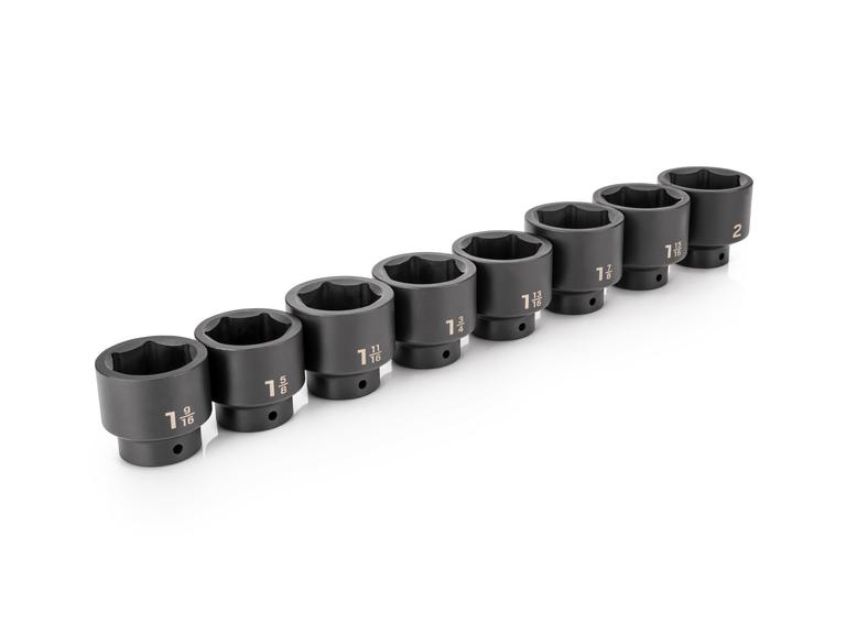 1/2 Inch Drive Shallow 6-Point Impact Socket Set (8-Piece) | TEKTON