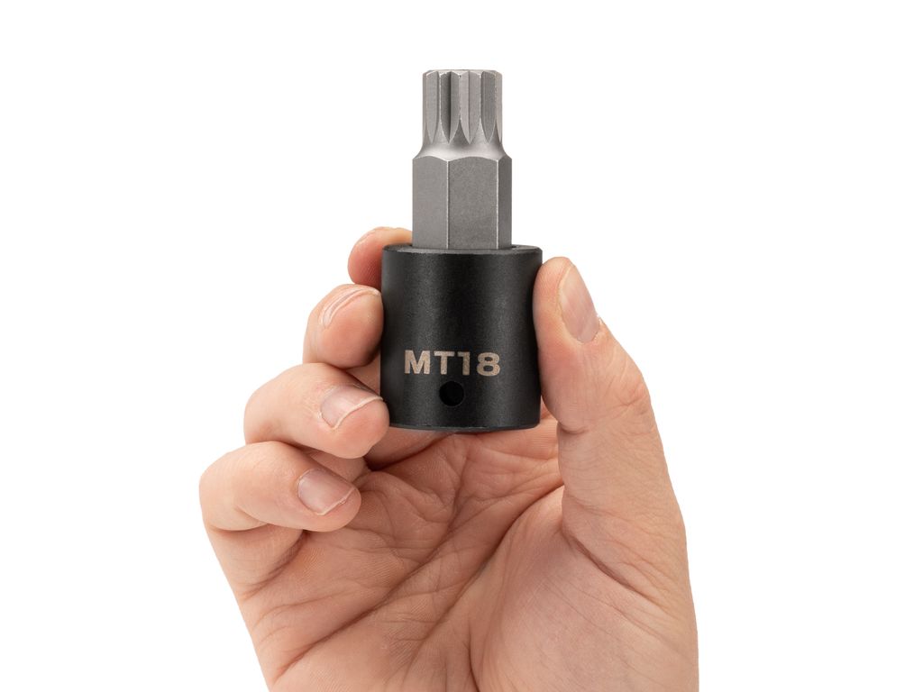 1/2 inch Drive x MT18 Tamper-Resistant Triple Square Impact Bit Socket ...