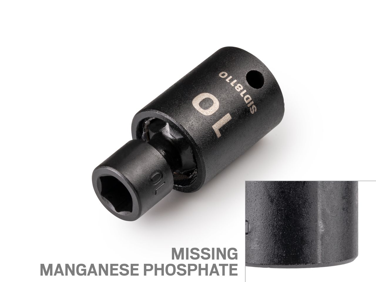 3/8 Inch Drive x 10 mm U-Joint Impact Socket (Blemished) | TEKTON