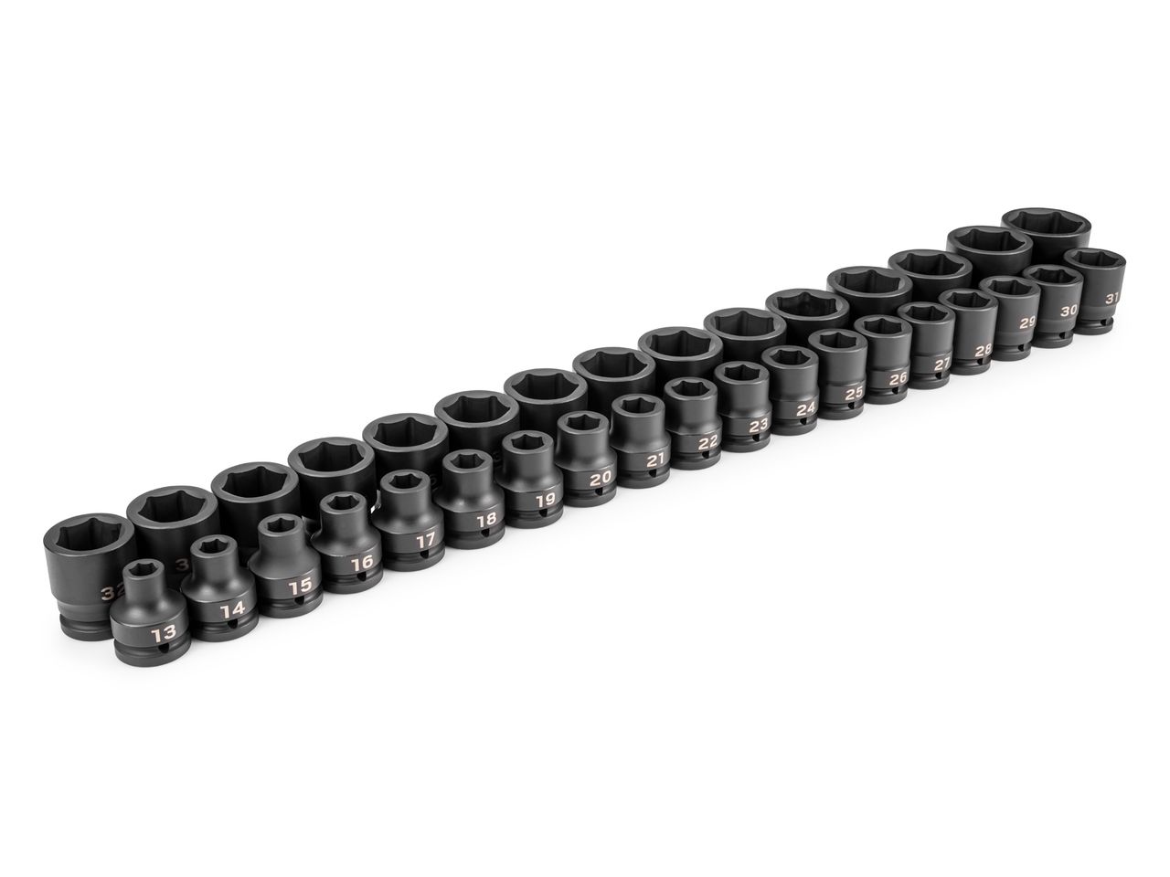 3/4 Inch Drive Impact Socket Set (13–50 mm) | TEKTON
