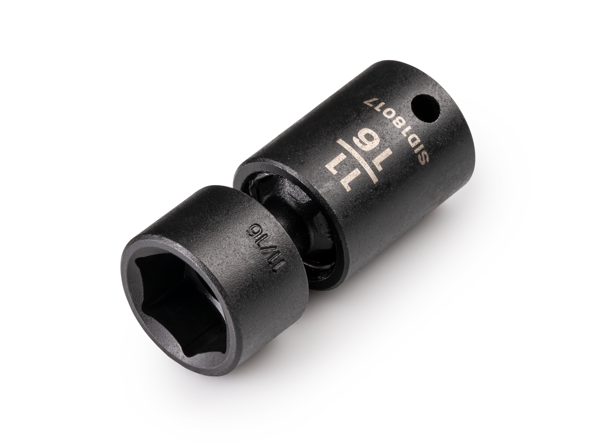 3/8 Inch Drive x 11/16 Inch Shallow 6pt U-Joint Impact Socket | TEKTON