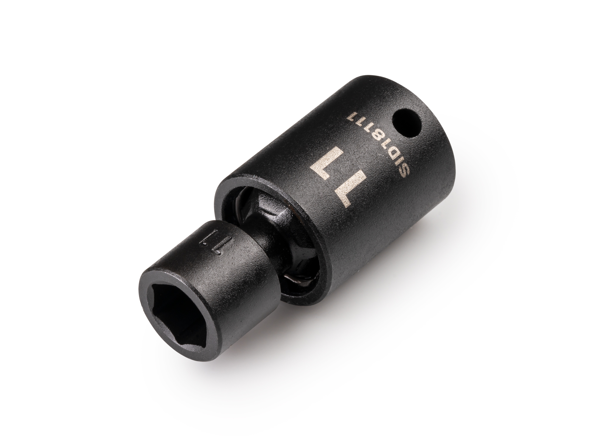 3/8 Inch Drive x 11 mm Shallow 6-Point U-Joint Impact Socket | TEKTON