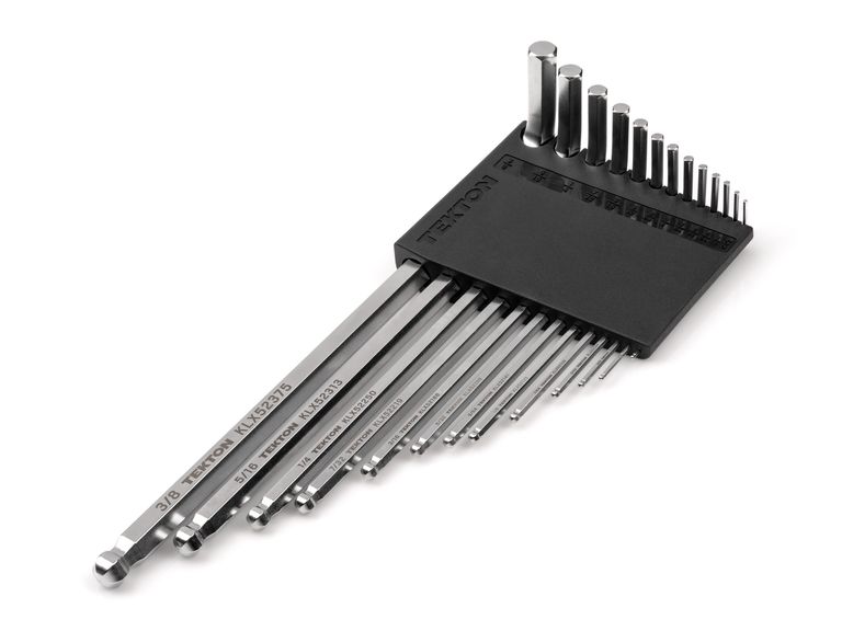 Inch Ball End Hex Key Set (13-Piece) | TEKTON | KLX91101