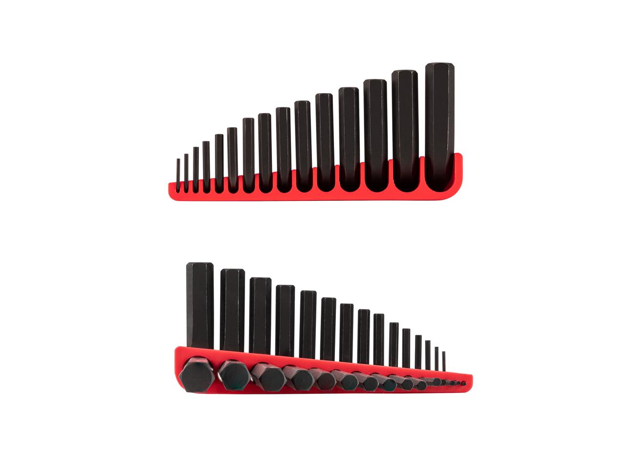 Flat End Hex L-Key Set with Holder (1.3-10 mm) | TEKTON
