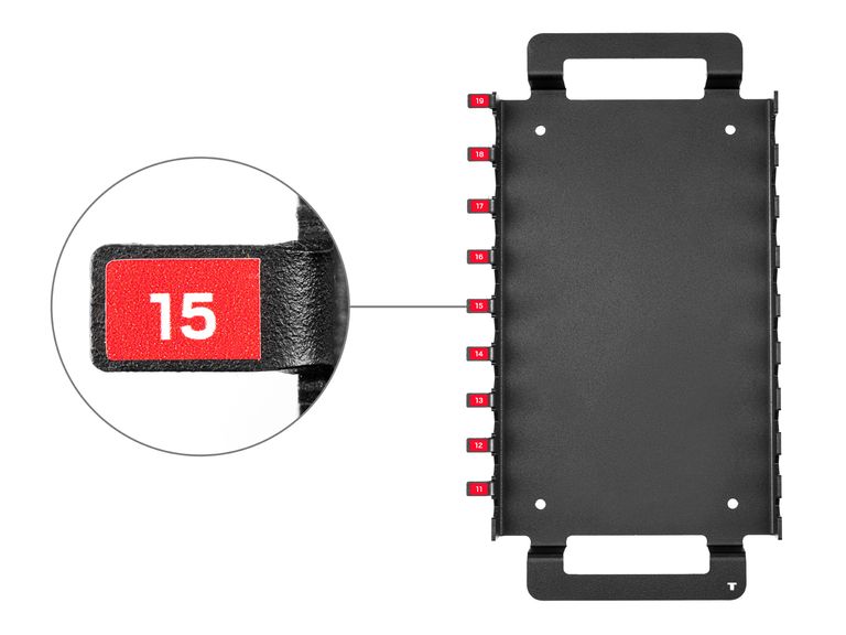 9-Tool Hex L-Key Rack (11-19 mm) | TEKTON | Made in USA