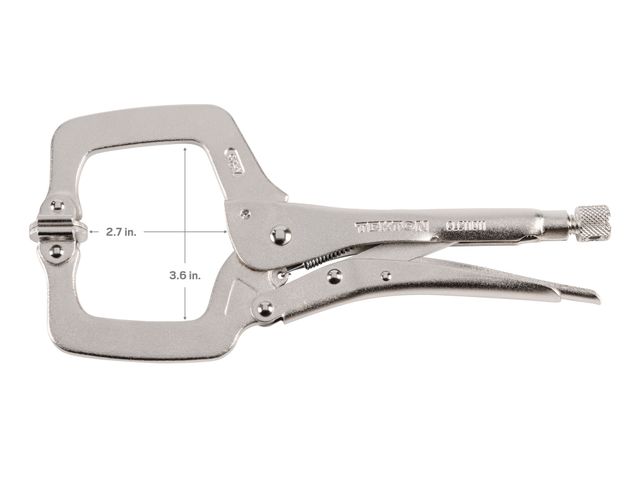 11 Inch Swivel Pad Locking C-Clamp | TEKTON | CLC11011