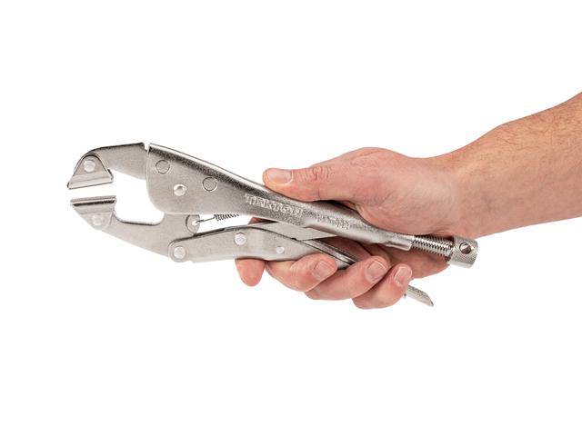9 Inch Low-Profile Locking Clamp with Swivel Pads | TEKTON