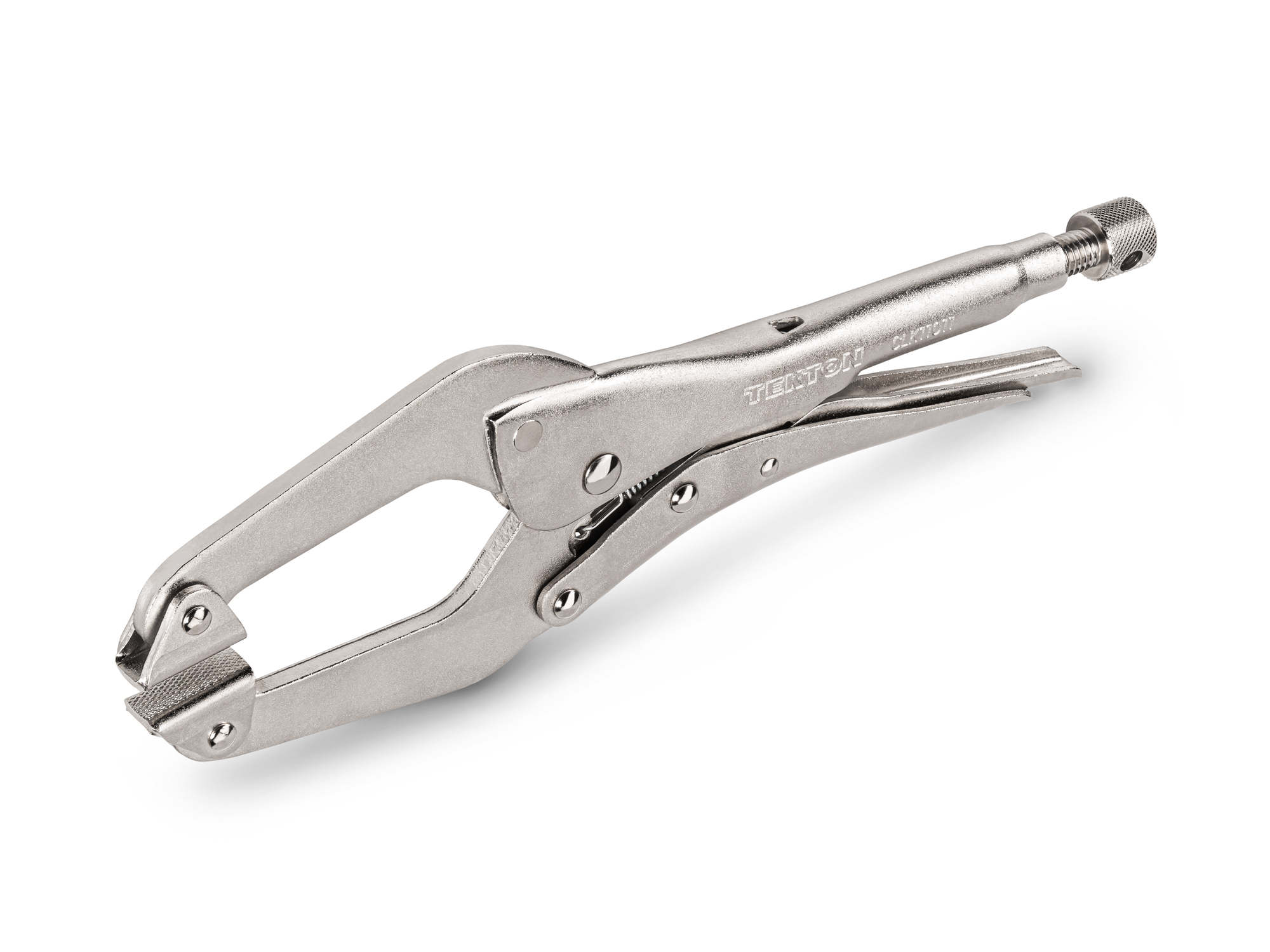 11 Inch Low-Profile Locking Clamp with Swivel Pads | TEKTON