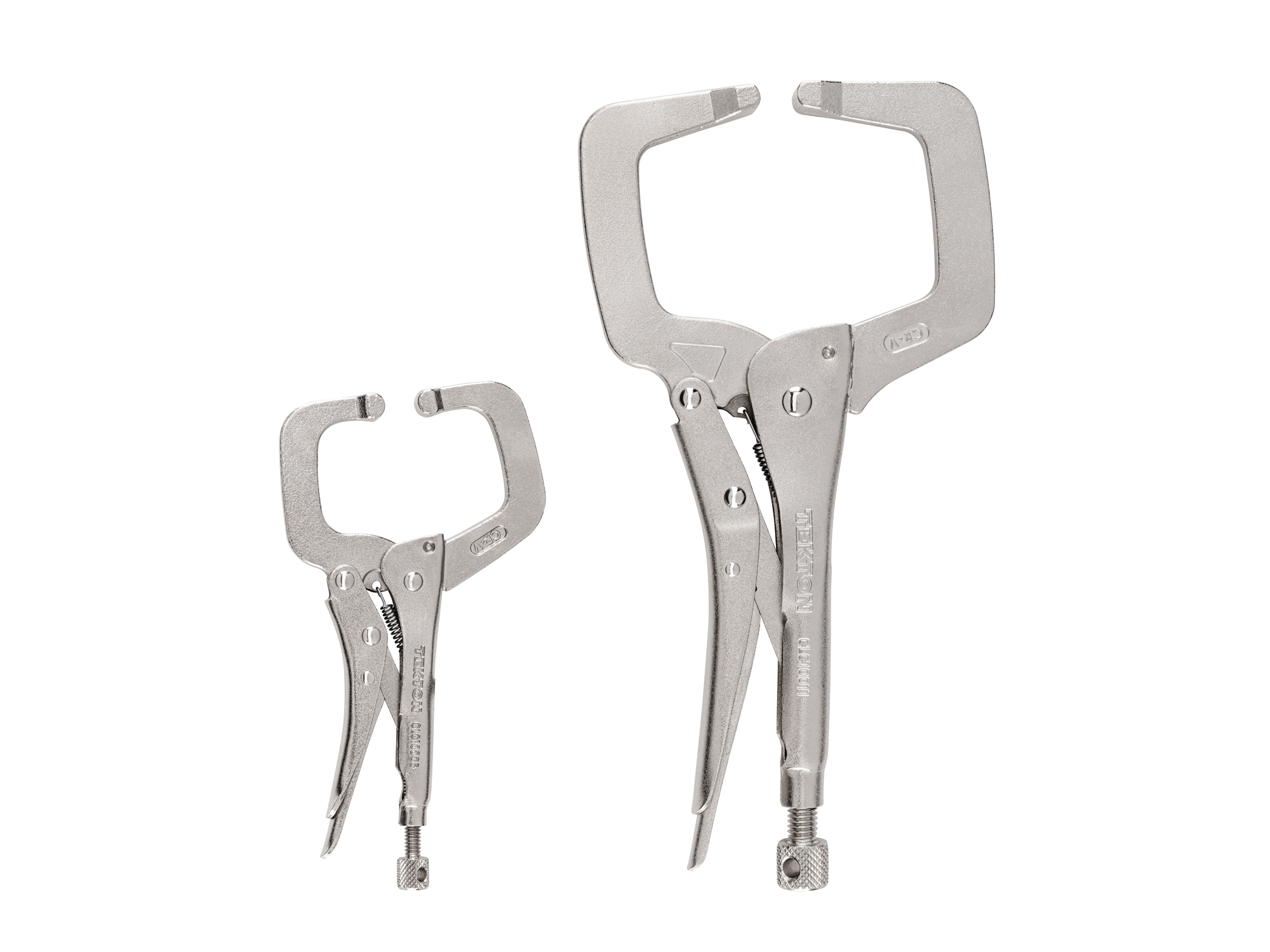 2-Piece Locking C-Clamp Set | TEKTON | CLC91001