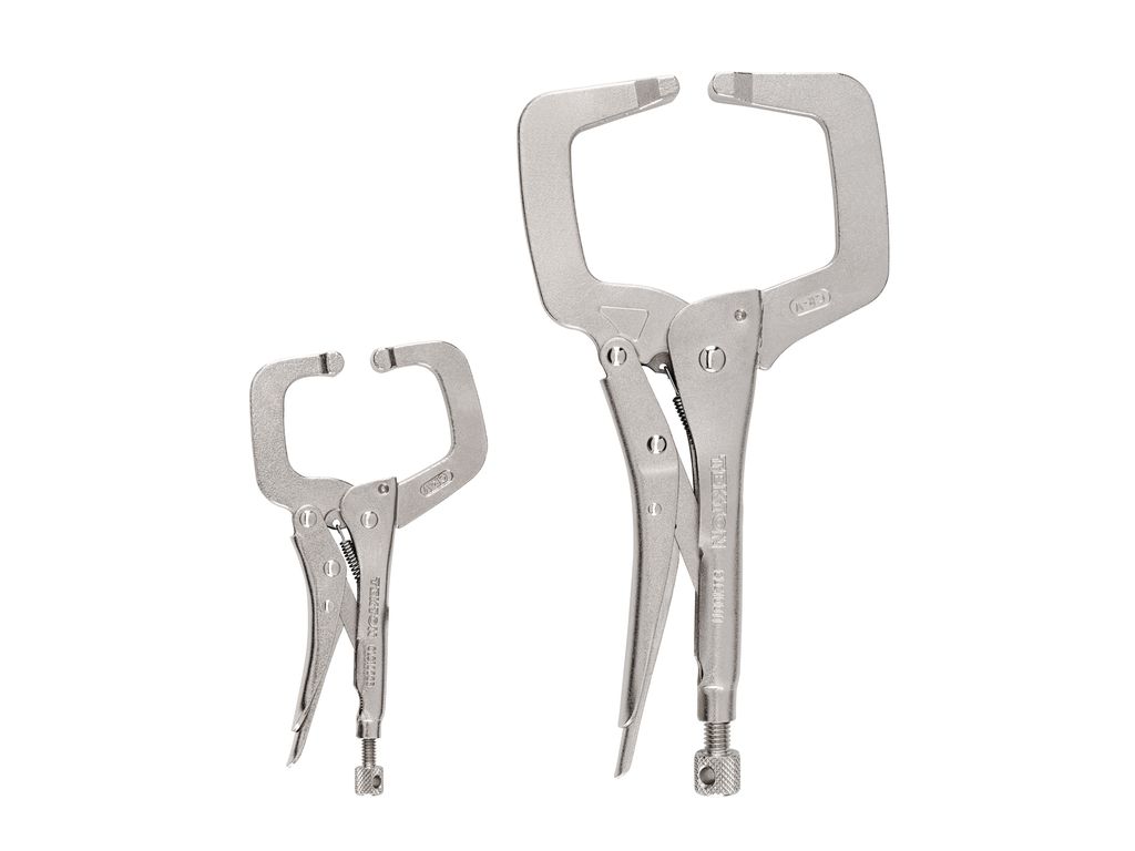 2-Piece Locking C-Clamp Set | TEKTON | CLC91001
