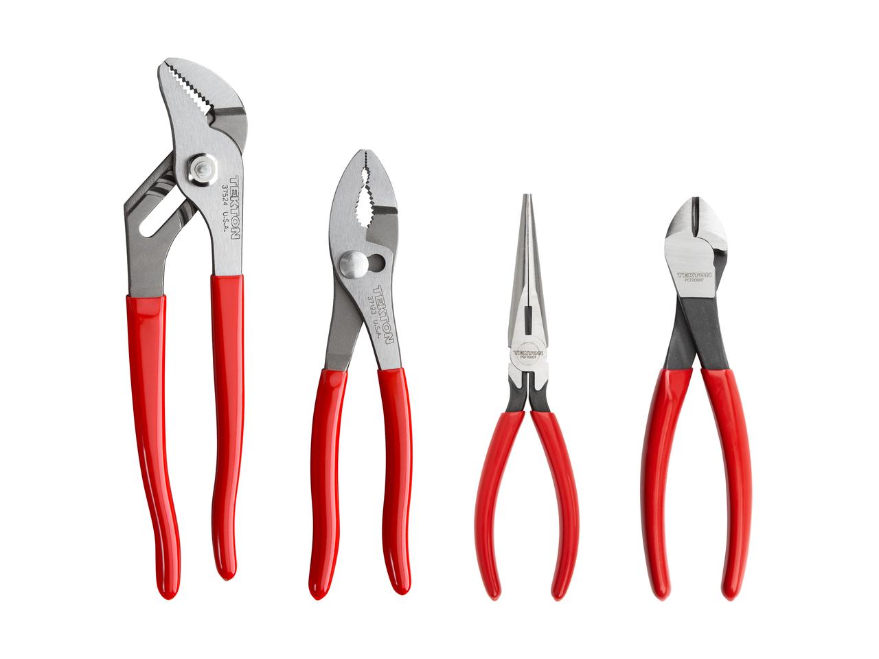 Gripping and Cutting Pliers Set (4-Piece) | PLR99022 | TEKTON®