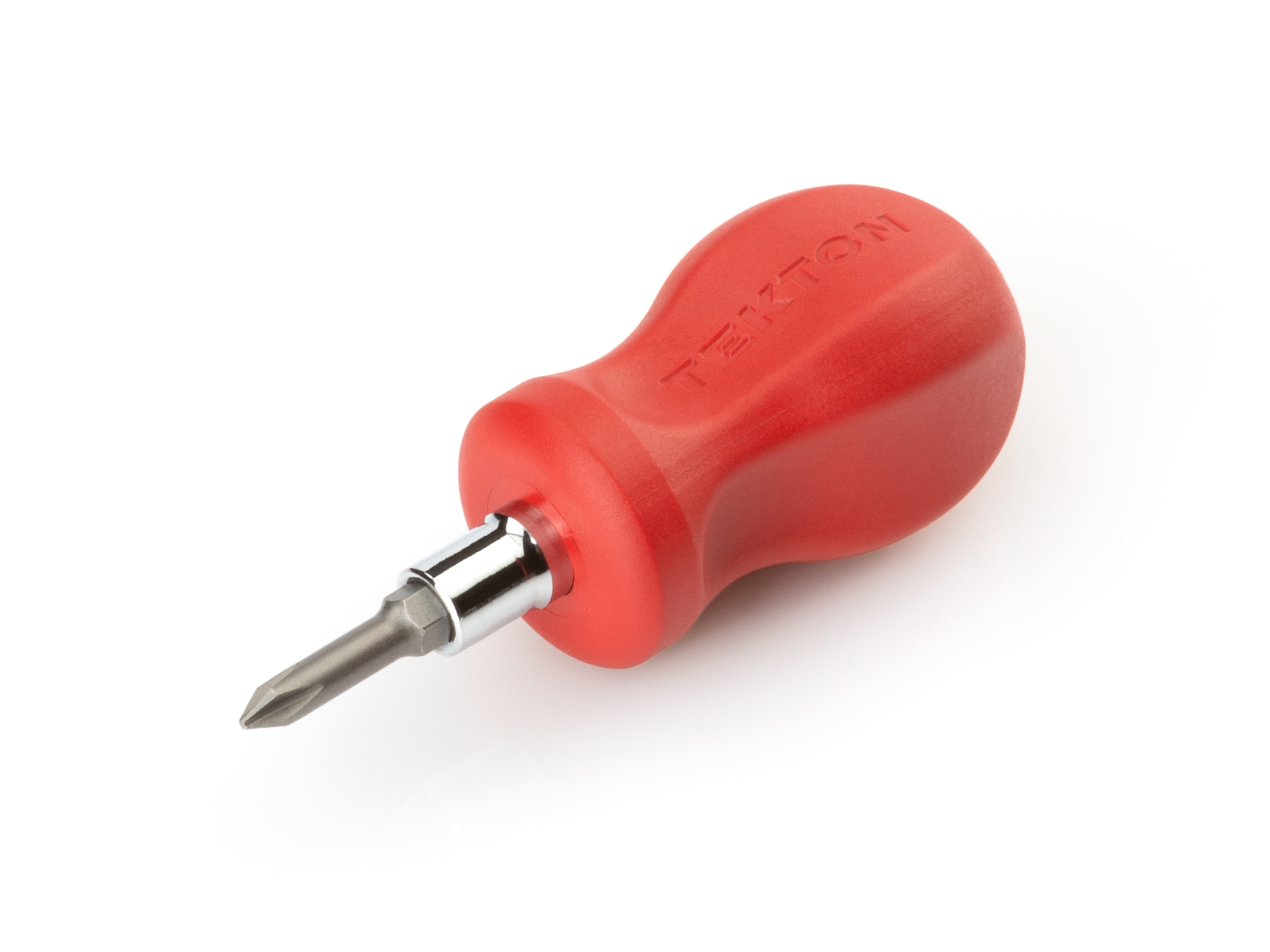 3-in-1 Stubby Driver (#1 x 3/16 in.) - Red | TEKTON