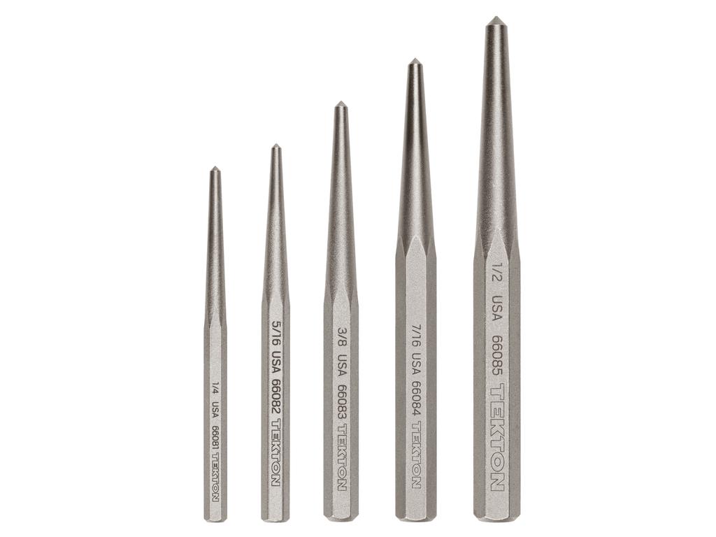 5-Piece Center Punch Set | TEKTON | Made in USA