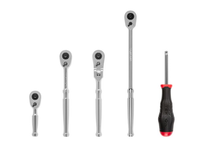 Ratchet Sets | TEKTON | 1/4, 3/8, 1/2, 3/4 Inch Drive