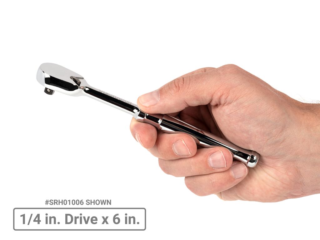 1/4 Inch Drive Non-Quick-Release Ratchet/Spinner Handle Set | TEKTON