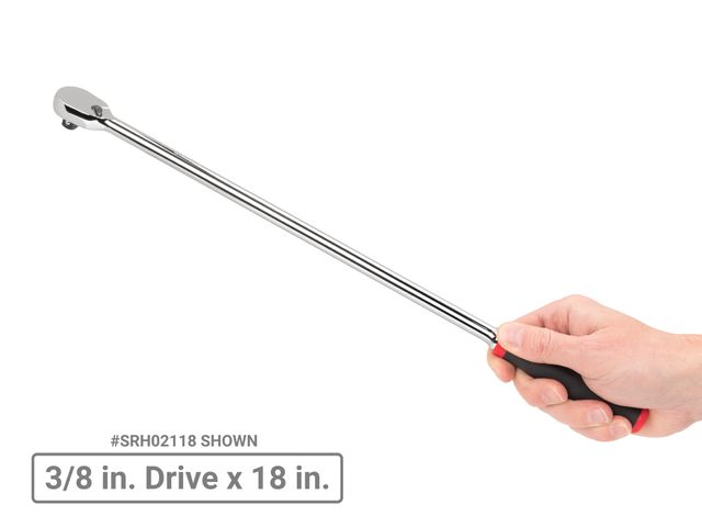 2-Piece Comfort Grip Extra-Long Ratchet Set | TEKTON