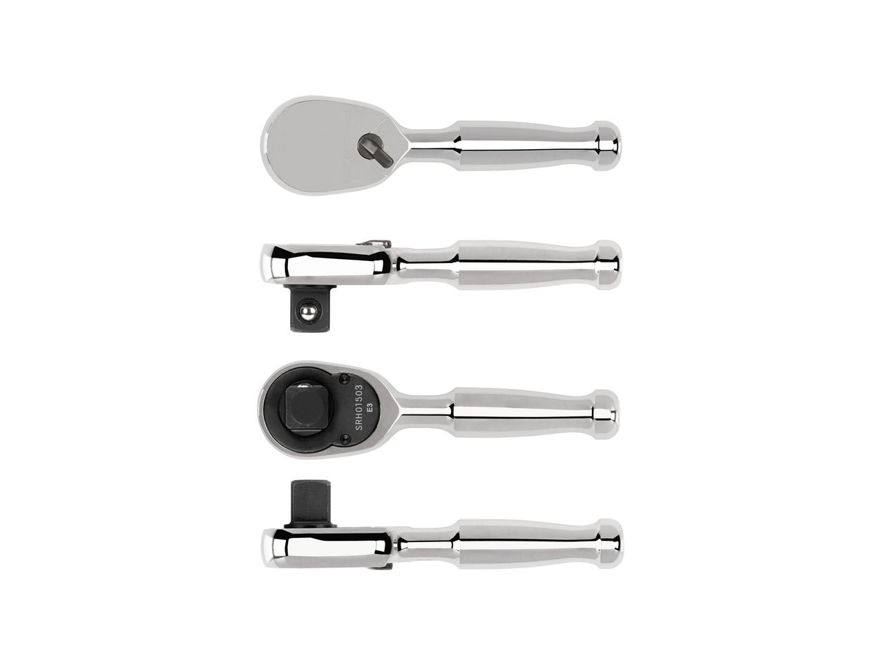 3/8 Inch Drive x 3 Inch Small Body Non-Quick-Release Ratchet | TEKTON