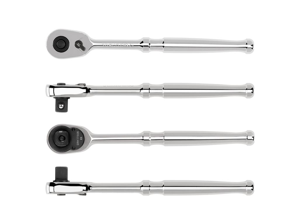 3/8 Inch Drive x 6 Inch Quick-Release Small Body Ratchet | TEKTON