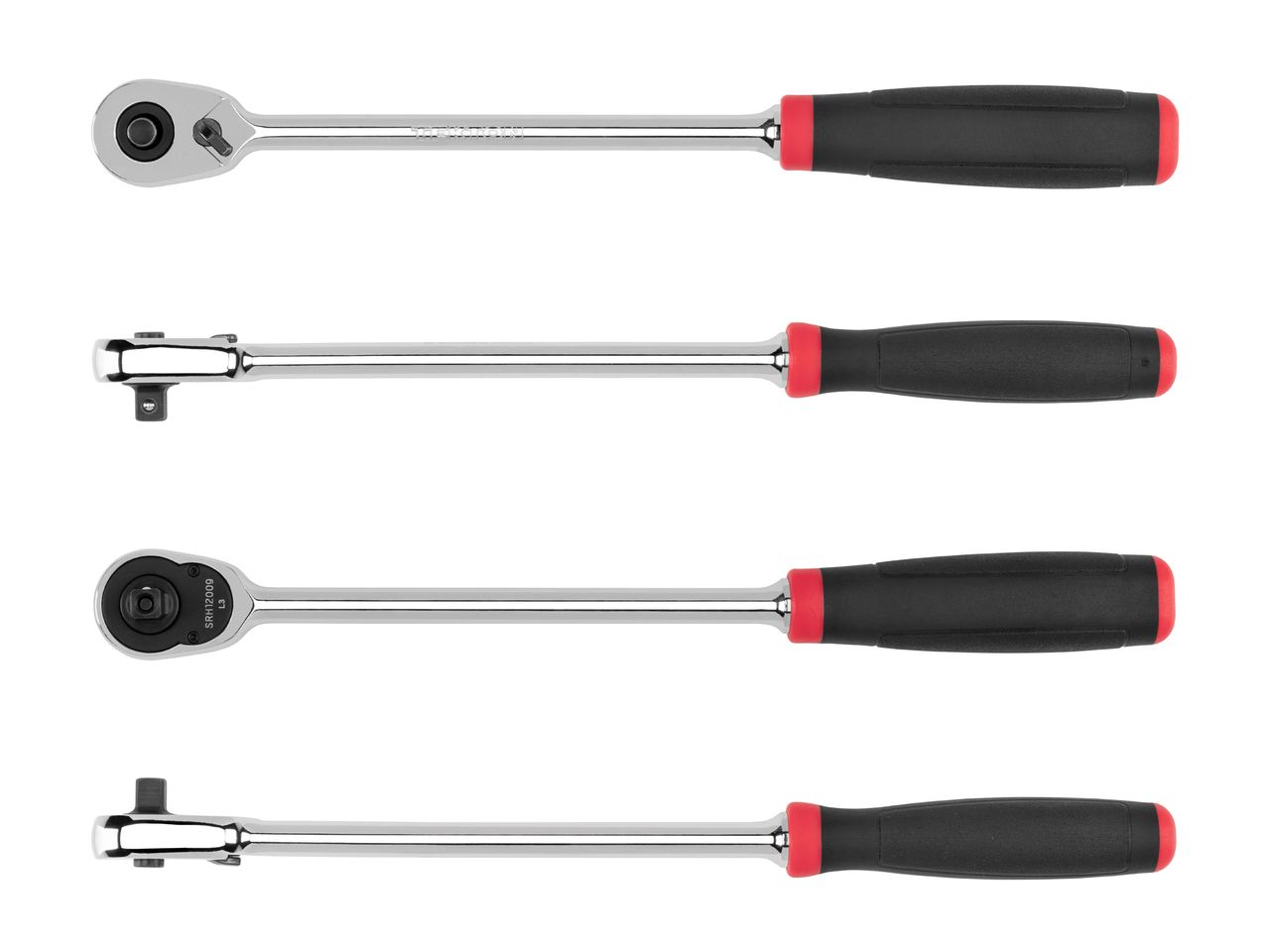 1/4 Inch Drive x 9 Inch Quick-Release Comfort Grip Long Ratchet | TEKTON