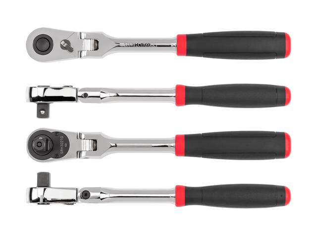 1/2 Inch Drive x 10-1/2 Inch Flex QR Comfort Grip Ratchet | TEKTON