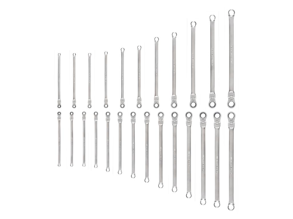 Fixed/Flex Head 12-Point Ratcheting Box End Wrenches | TEKTON