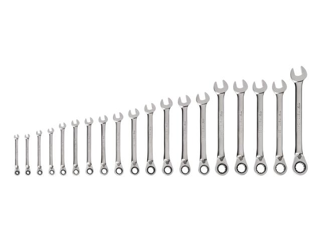 19-Piece Reversible Ratcheting Wrench Set | TEKTON