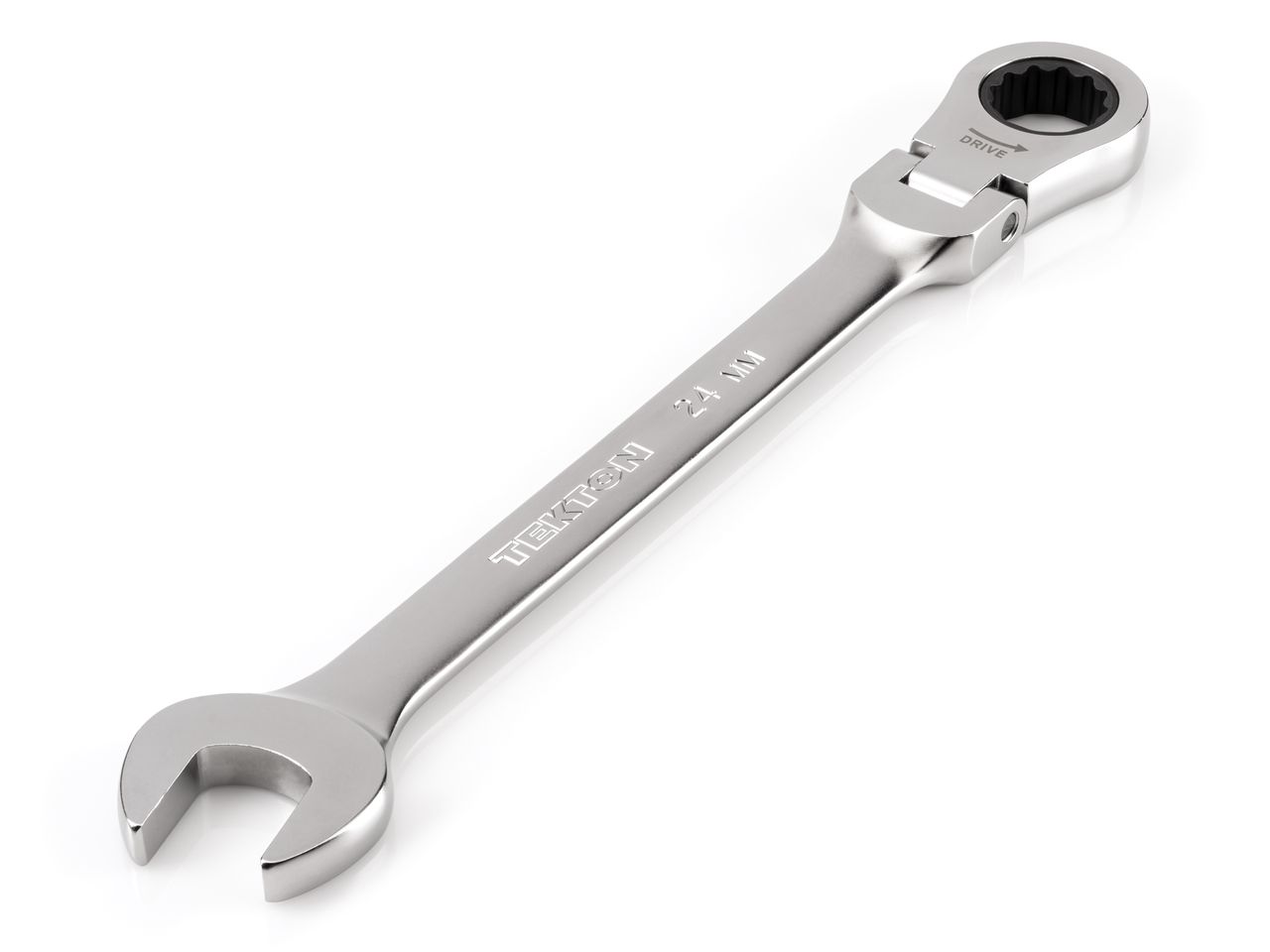 24 mm Flex Head Ratcheting Combination Wrench | TEKTON